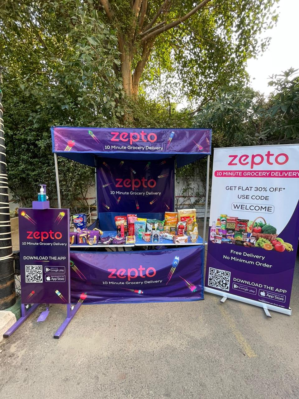 Zepto Quick Commerce BTL Experiential Marketing | CupShup
