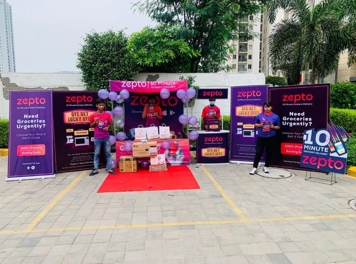 Zepto Quick Commerce BTL Experiential Marketing | CupShup